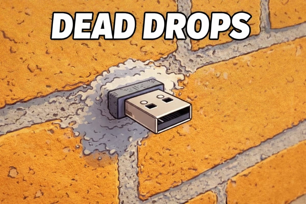 Dead Drops : Quand le partage de données | Geeek